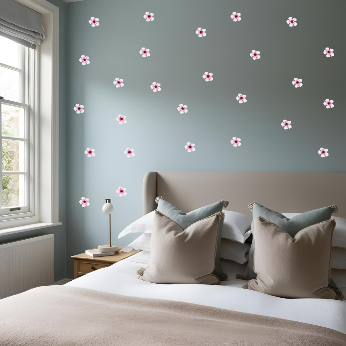 Fake Wallpaper Stickers | Removable Fabric Wall Décor